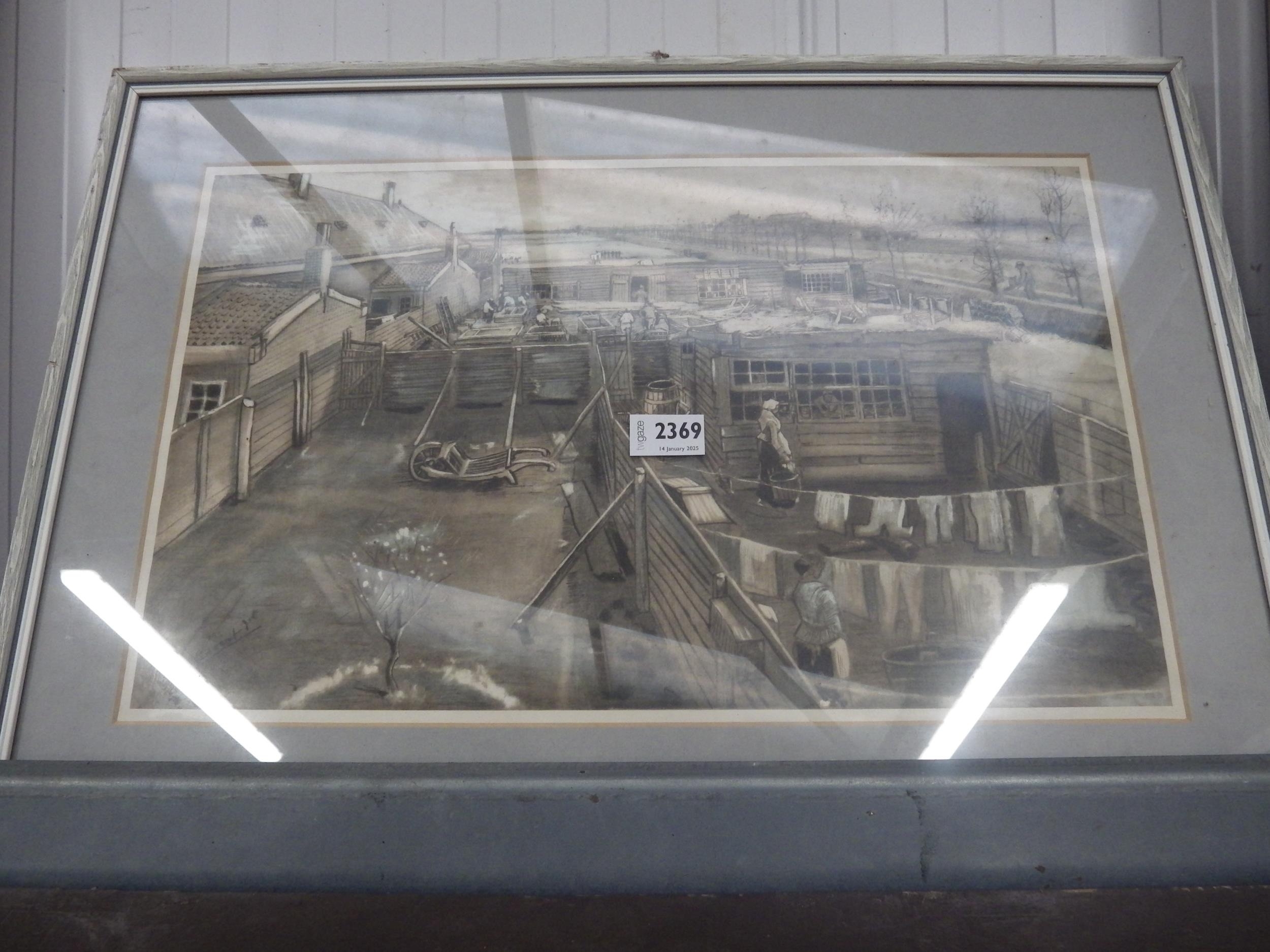 Vincent Van Gogh | A 's Vincent Van Gogh print behind the schenkweg ...