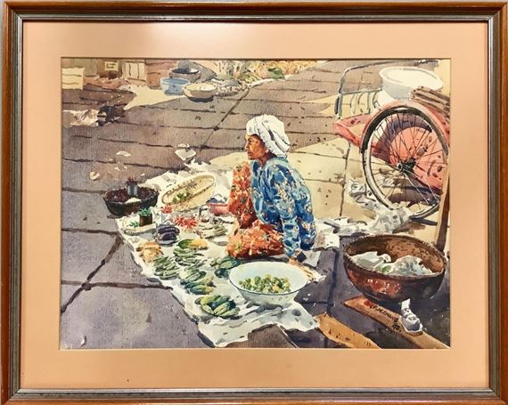 Chang Fee Ming | Chang Fee Ming Original Signed Watercolor Picture ...