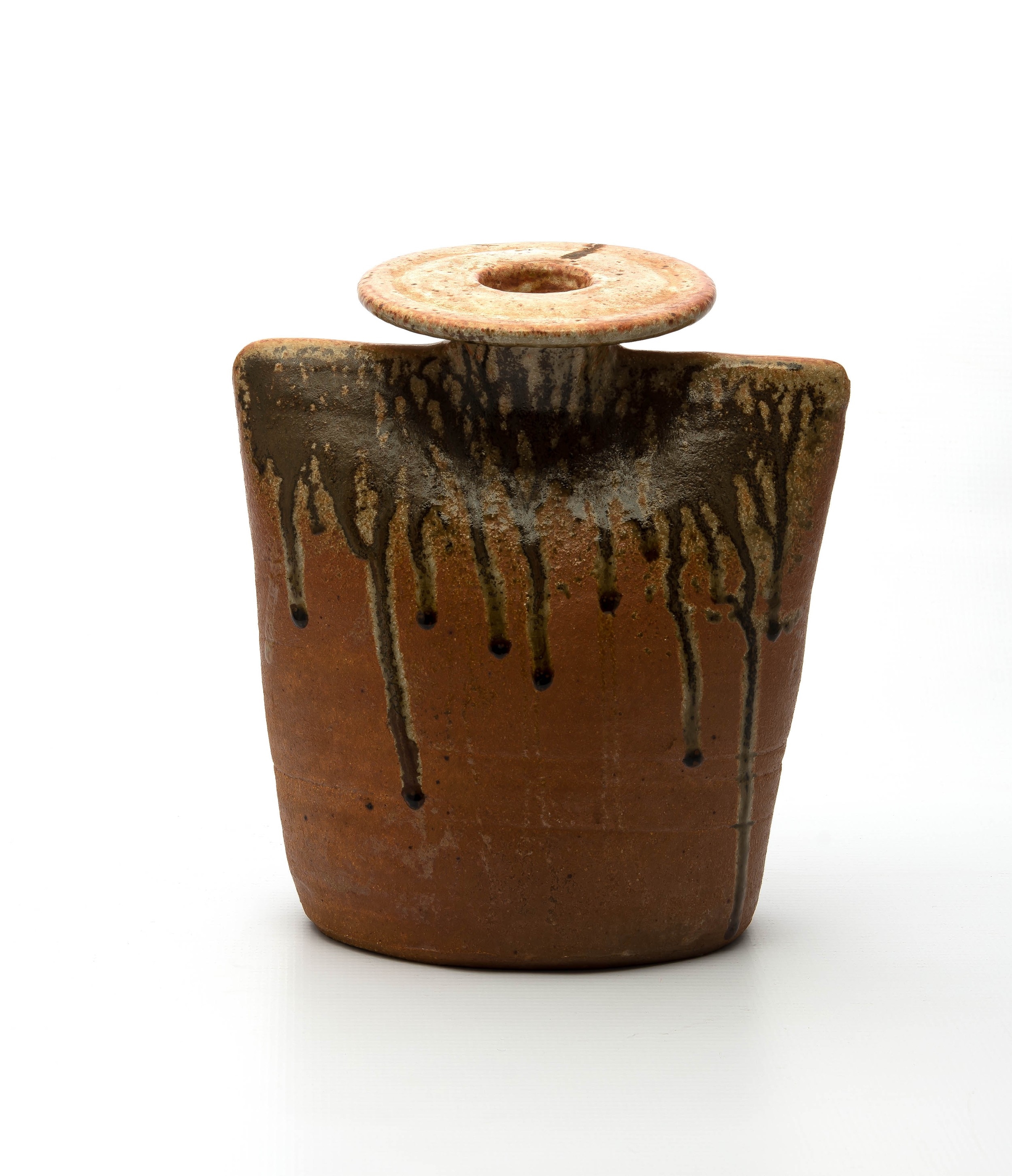 Ian Glenny | AN IAN GLENNY BROWN GLAZED VASE | MutualArt
