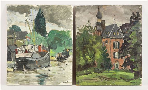 Albert Jacques Franck | a pair of unframed (1941) | MutualArt