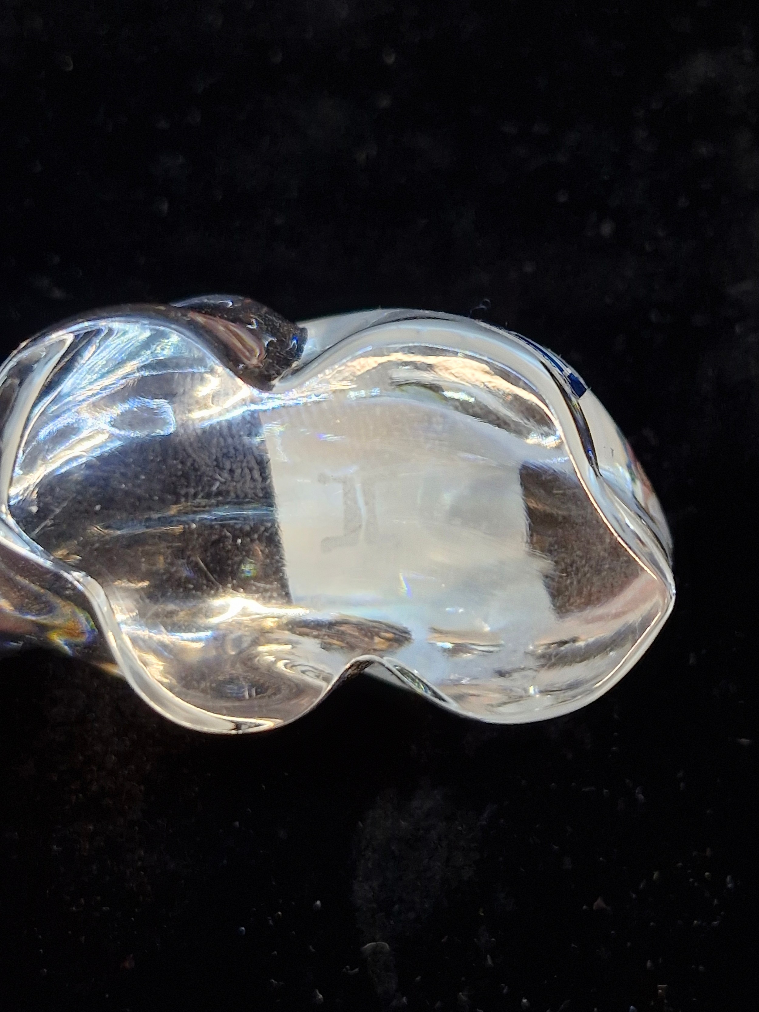 Hadeland | A Norwegian Hadeland glass crystal Polar bear. In good condi ...