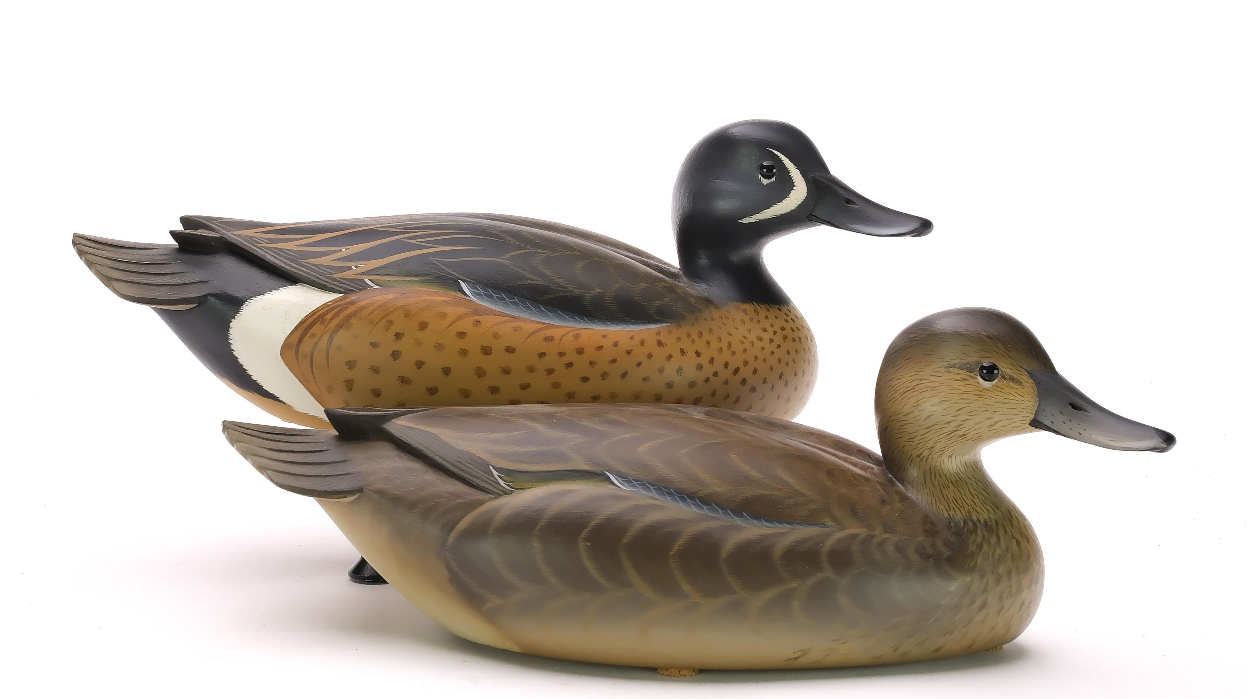 George Strunk | Pair of blue wing teal (2004) | MutualArt