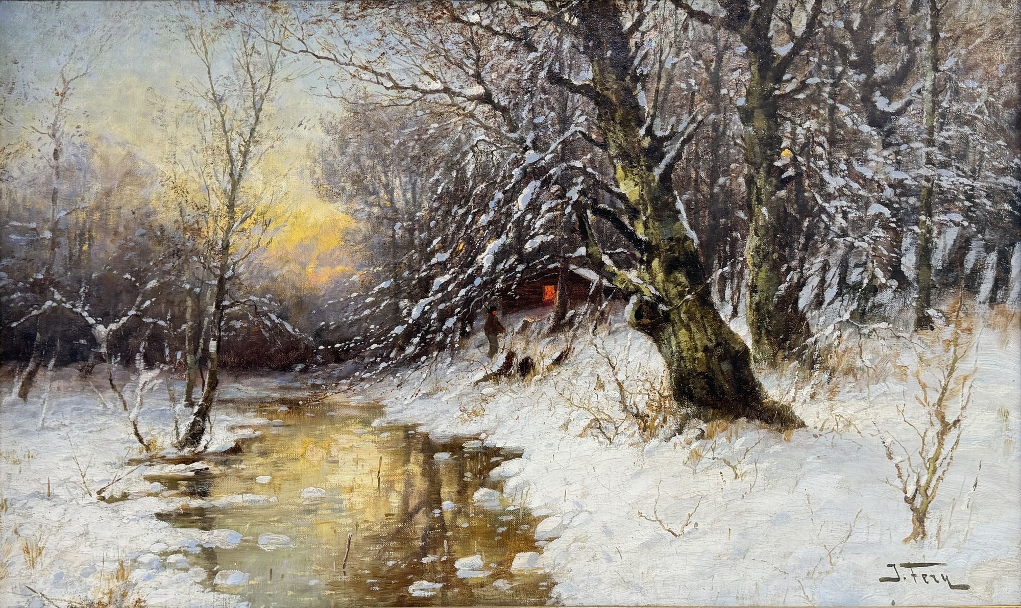 John Fery | Winter River | MutualArt
