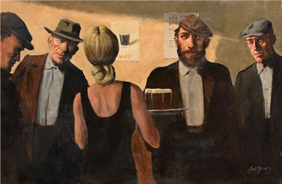 Ted Jones | The New Barmaid | MutualArt