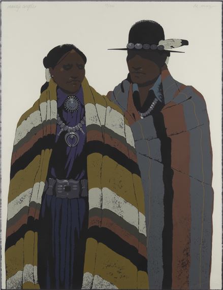 Louis DeMayo | Navajo Couple (1981) | MutualArt