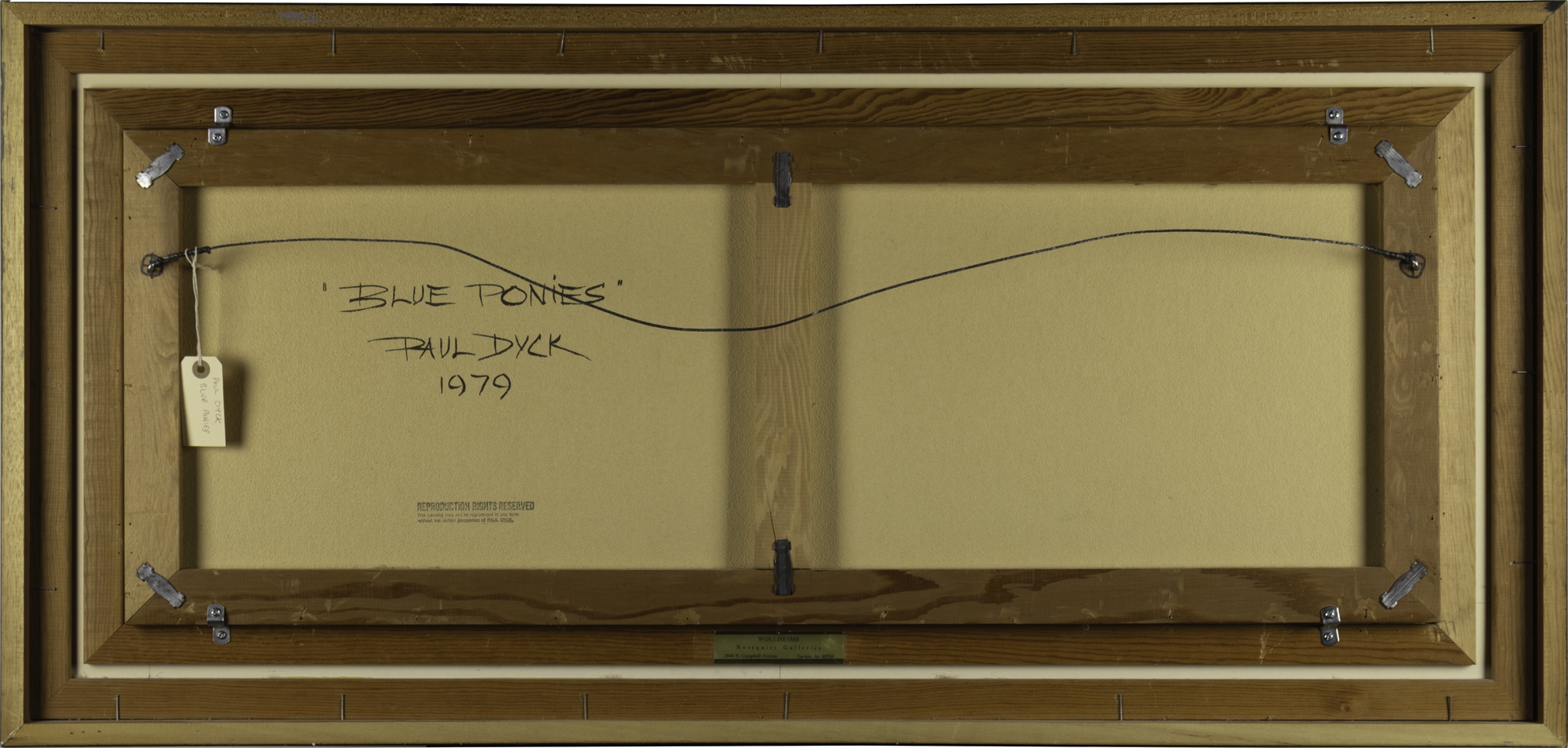 Paul Dyck | Blue Ponies (1979) | MutualArt