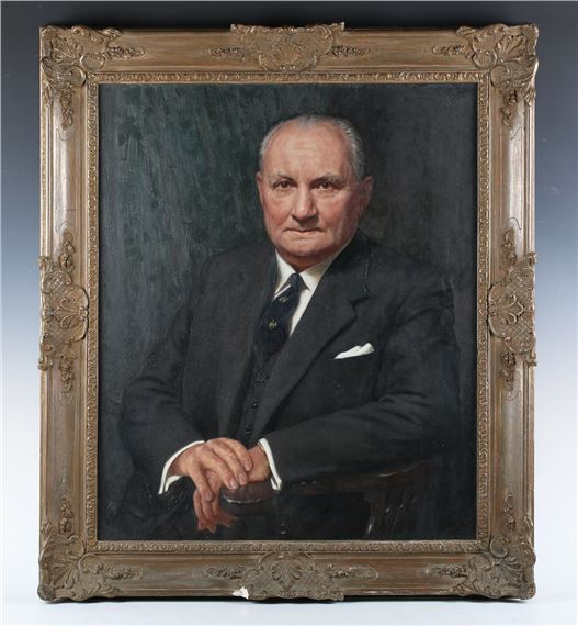 Howard Barron | Portrait of Charles William Fowler Thomas O.B.E ...