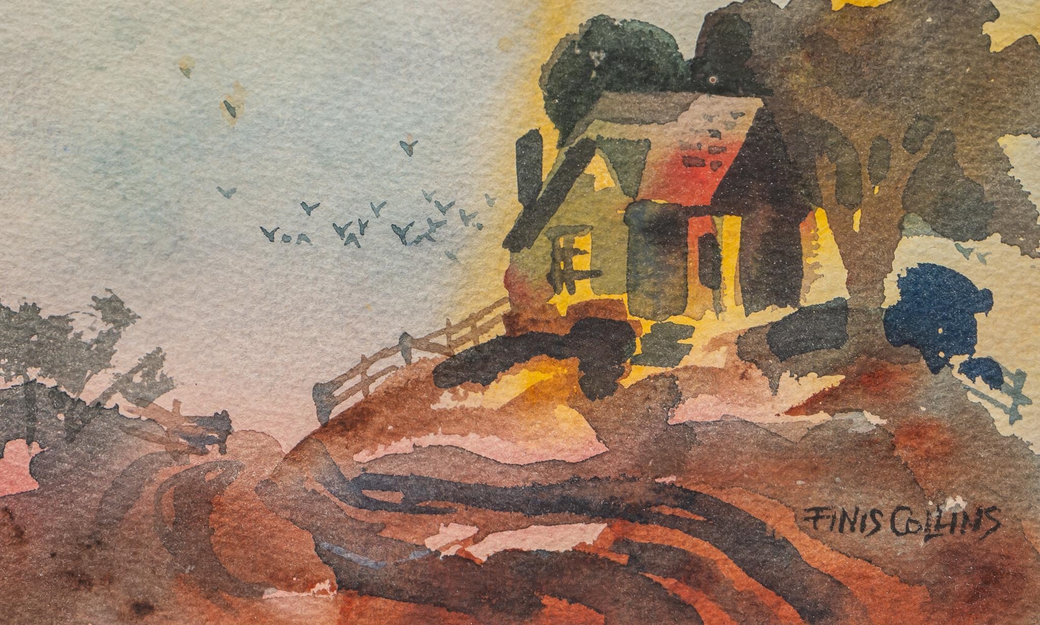 Finis Collins | Farmhouse Scene | MutualArt