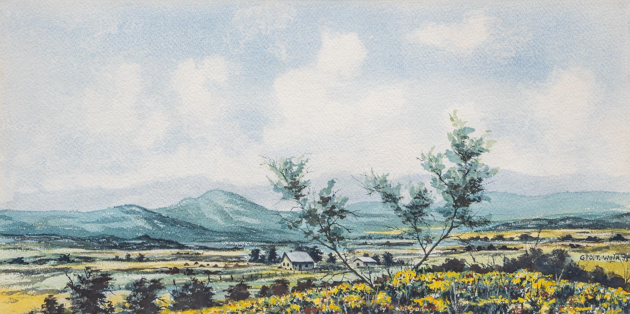 George T. Weir | Hills at the Ranch Headquarters | MutualArt