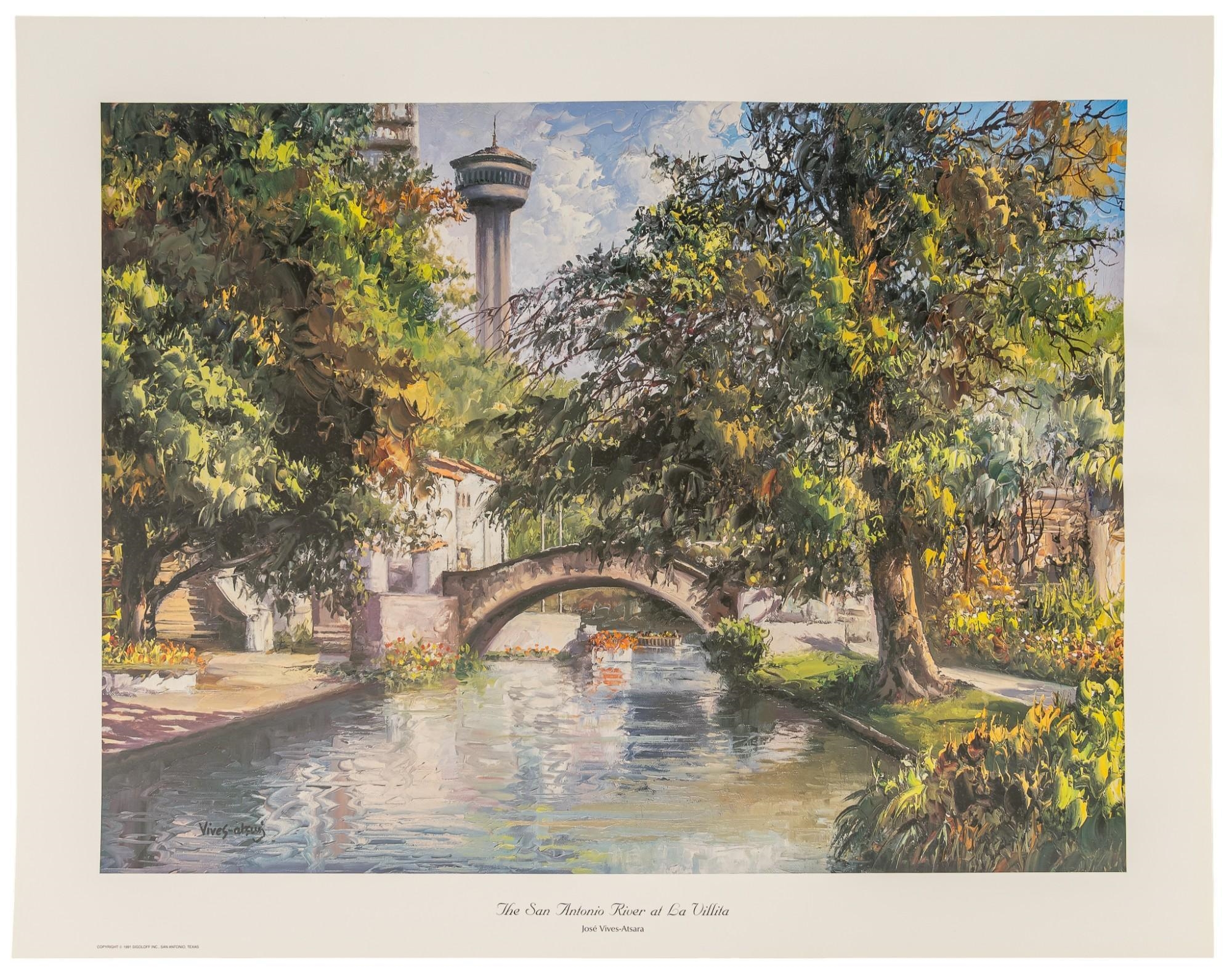José Vives Atsara | San Antonio River Lithographs | MutualArt