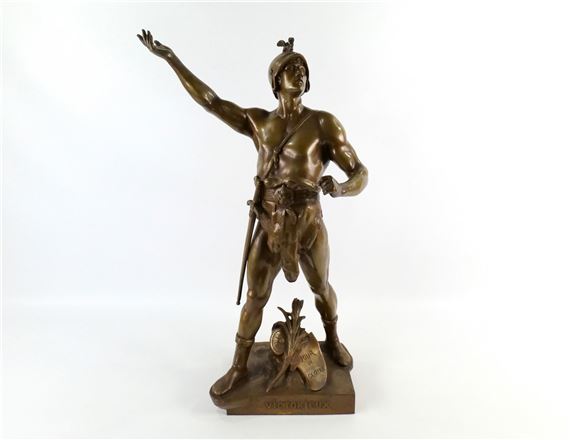 Emile-Louis Picault | Vintage Bronze Statue - French Soldier | MutualArt