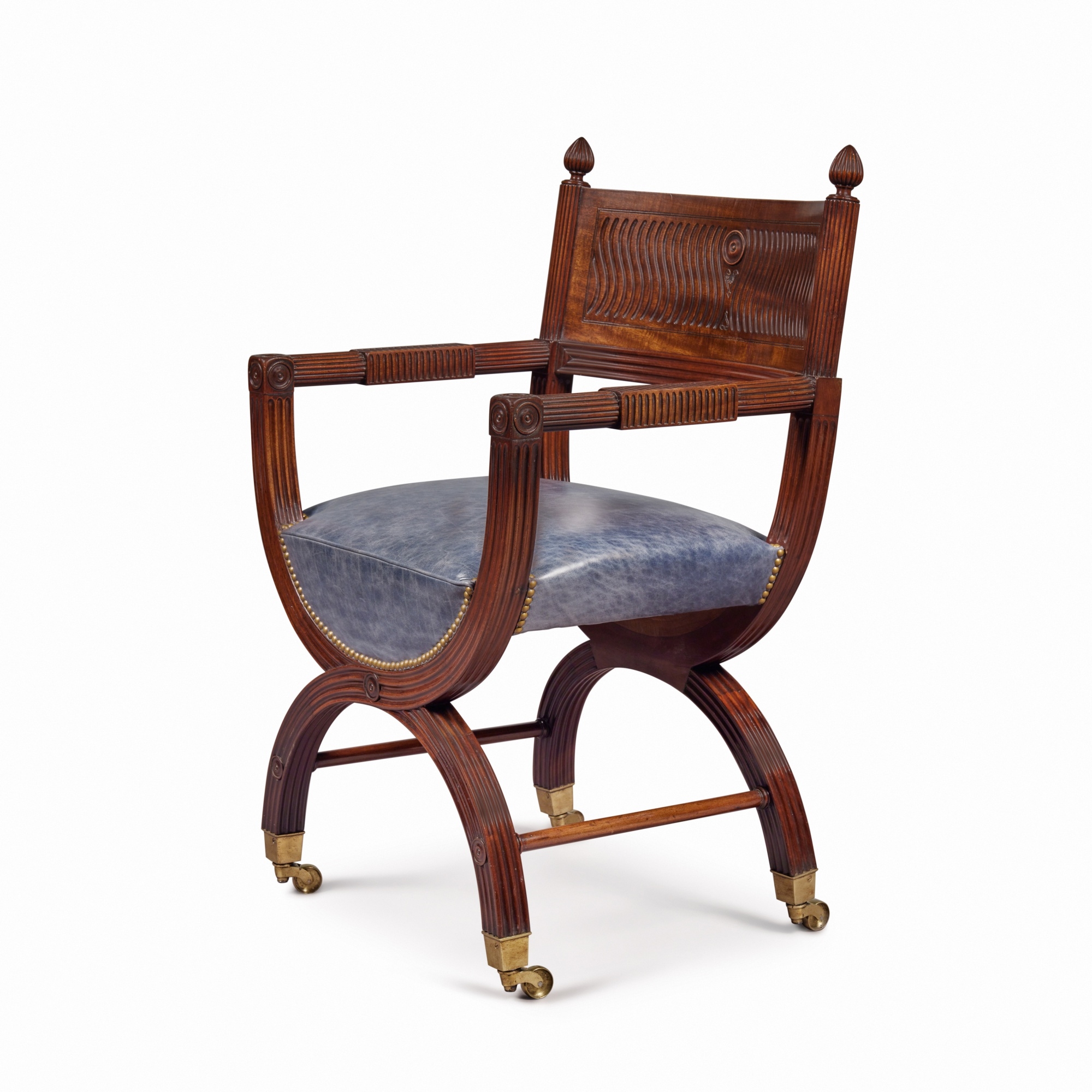 Thomas Hope | X-Frame Armchair (Circa 1880) | MutualArt