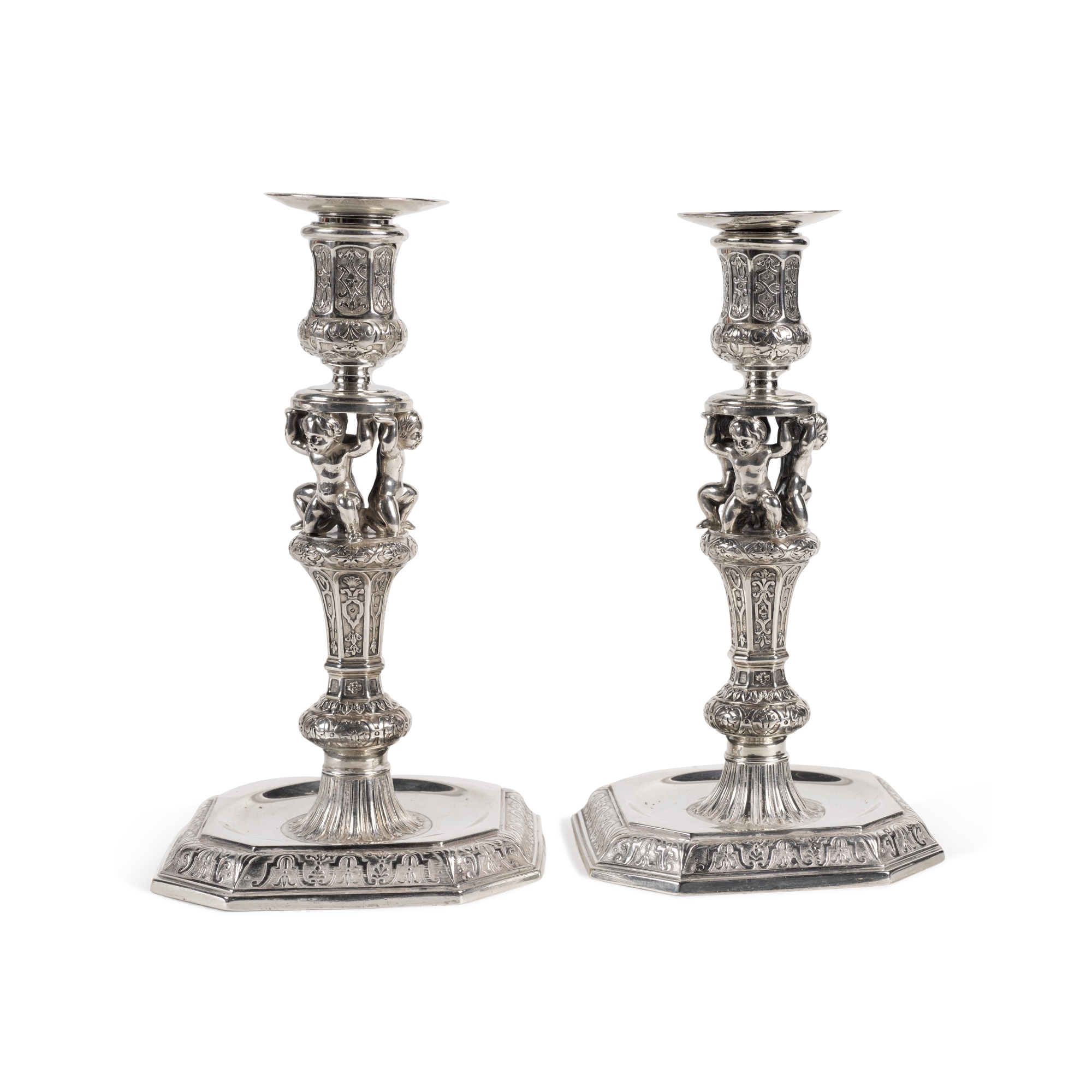 James Garrard | A Pair of Victorian Candlesticks (1898) | MutualArt