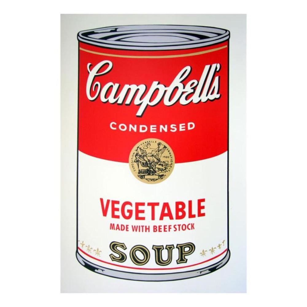 Andy Warhol | Soup can 11.48 (Vegetable w/ Beef Stock) | MutualArt