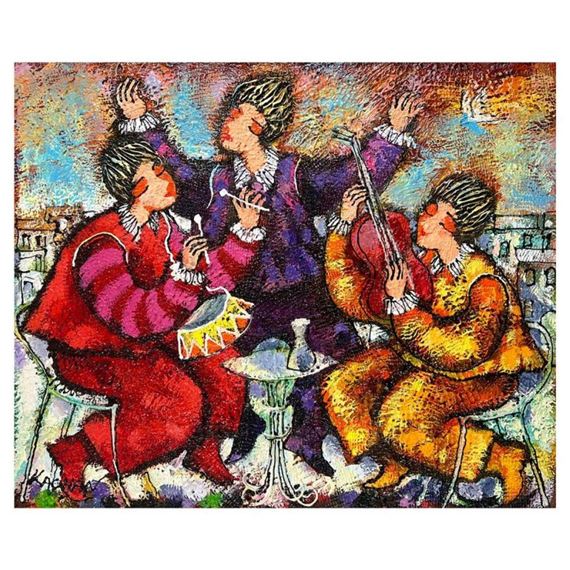 Michael Kachan | Michael Kachan Hand Signed Original Painting on Canvas ...