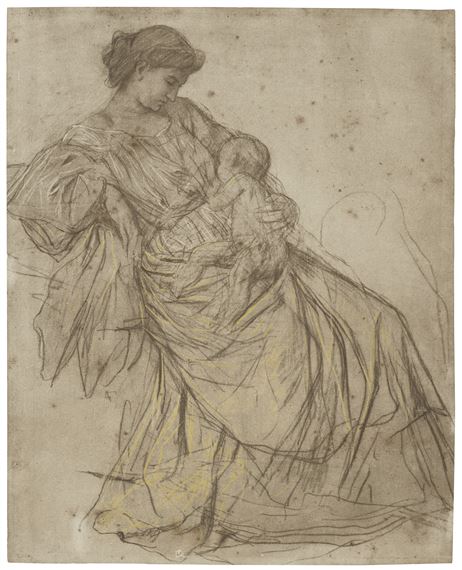 Anselm Feuerbach | Study for the figure of Medea in Medea | MutualArt