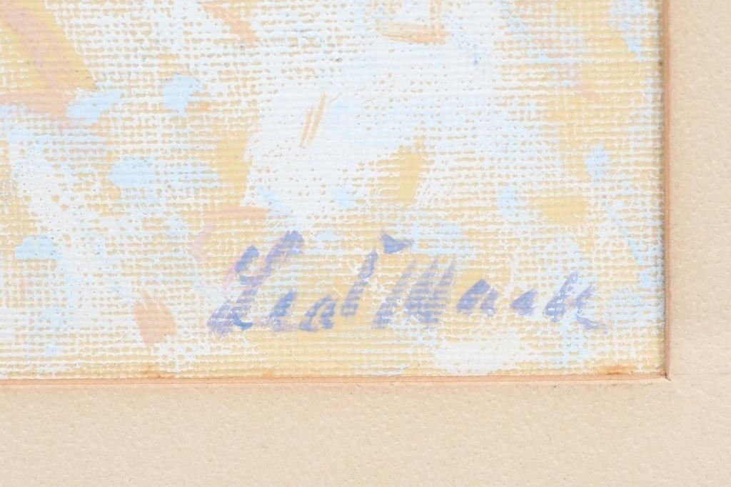 Leal Mack | TWO LEAL MACK PAINTINGS | MutualArt