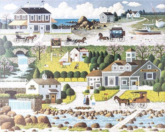 Charles Wysocki | CHARLES WYSOCKI CRICKETHAWK HARBOR WITCH'S BAY ...