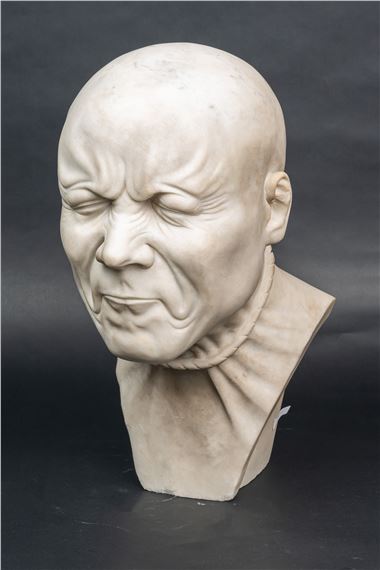 Franz Xaver Messerschmidt | character head of a male portrait bust with ...