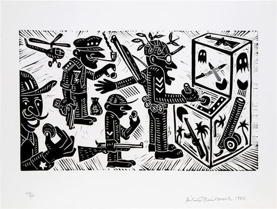Richard Mock | VIDEO GAMING CENTRAL AMERICA (1986) | MutualArt