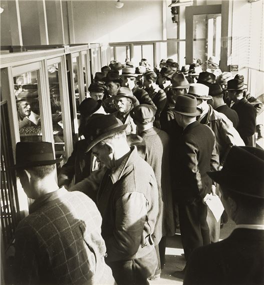 Dorothea Lange | State Employment Office at San Francisco | MutualArt