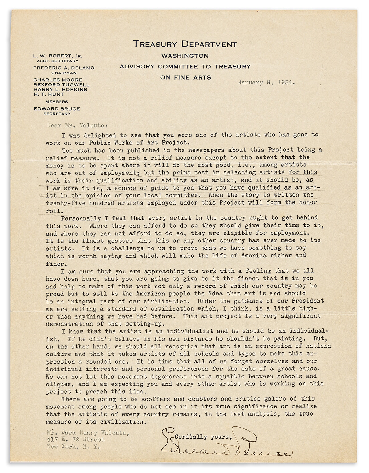 Jaroslav H. Valenta | Correspondence (1940) | MutualArt