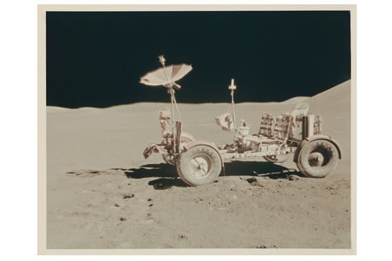 American School, 20th Century | The Apollo 15 rover at its final ...