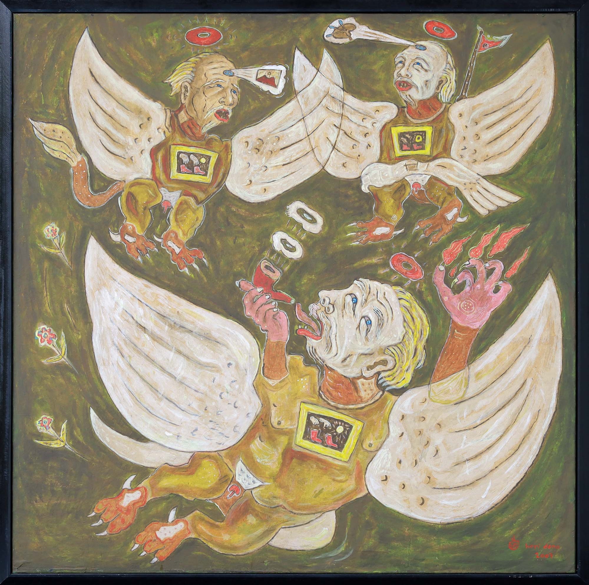 Heri Dono | Flying Affandi, 2007 (2007) | MutualArt