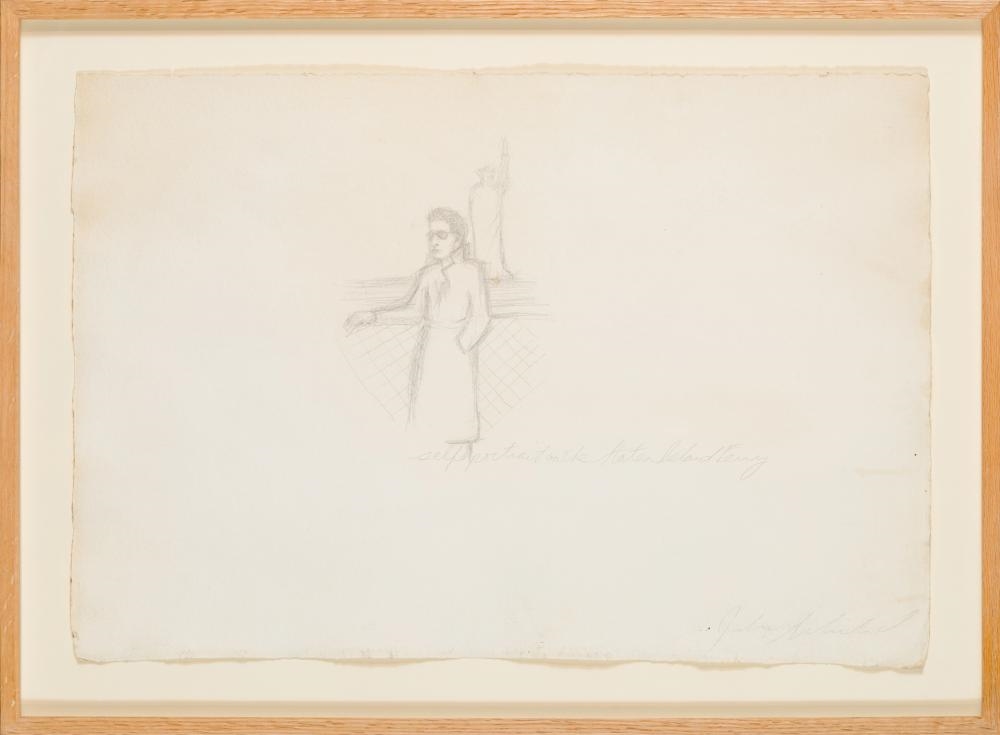 Julian Schnabel | Self Portrait on the Staten Island Ferry | MutualArt