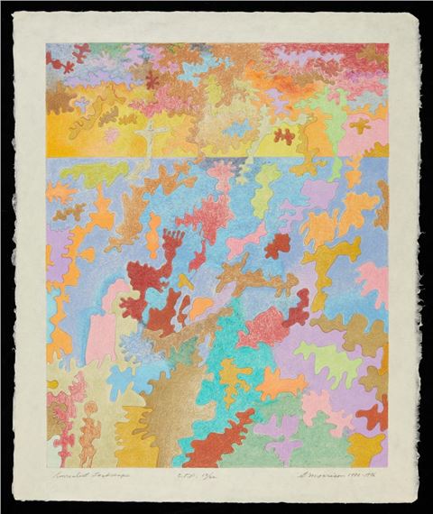 George Morrison | Surrealist Landscape, (1940s) | MutualArt