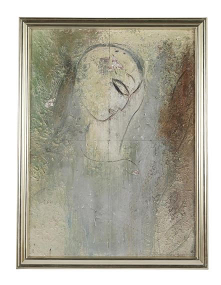 Jamali | Jamali Fresco Tempera Portrait Painting | MutualArt