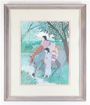 Virginia Alice Stroud | Virginia Stroud Native American Lithograph ...