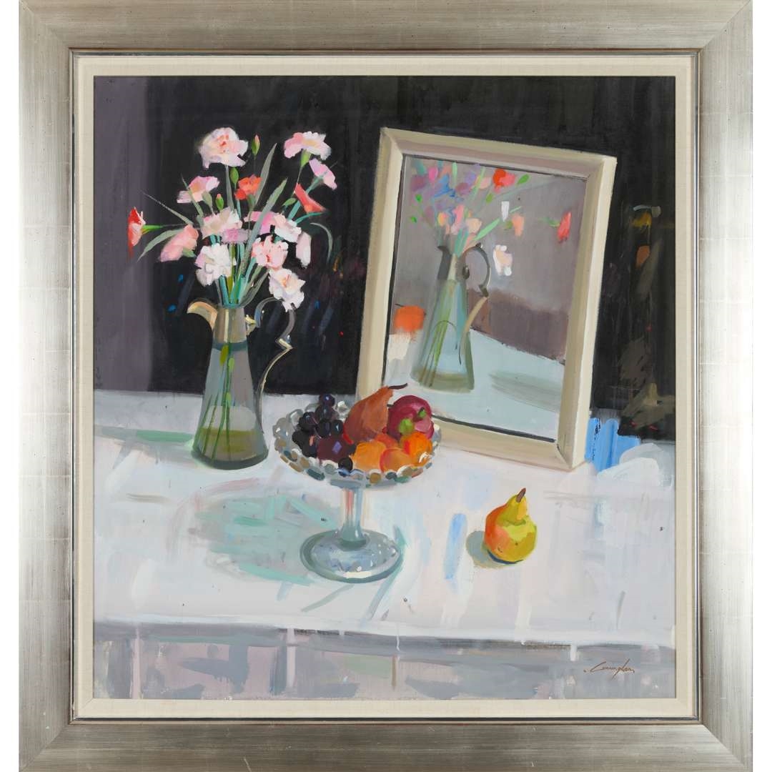John Cunningham | STILL LIFE WITH MIRROR, 1988 | MutualArt