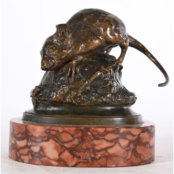 Louis Theophile Hingre | Mouse with fly | MutualArt