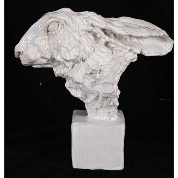 Jean-Paul Gourdon | Bust of a hare (La Hase) | MutualArt