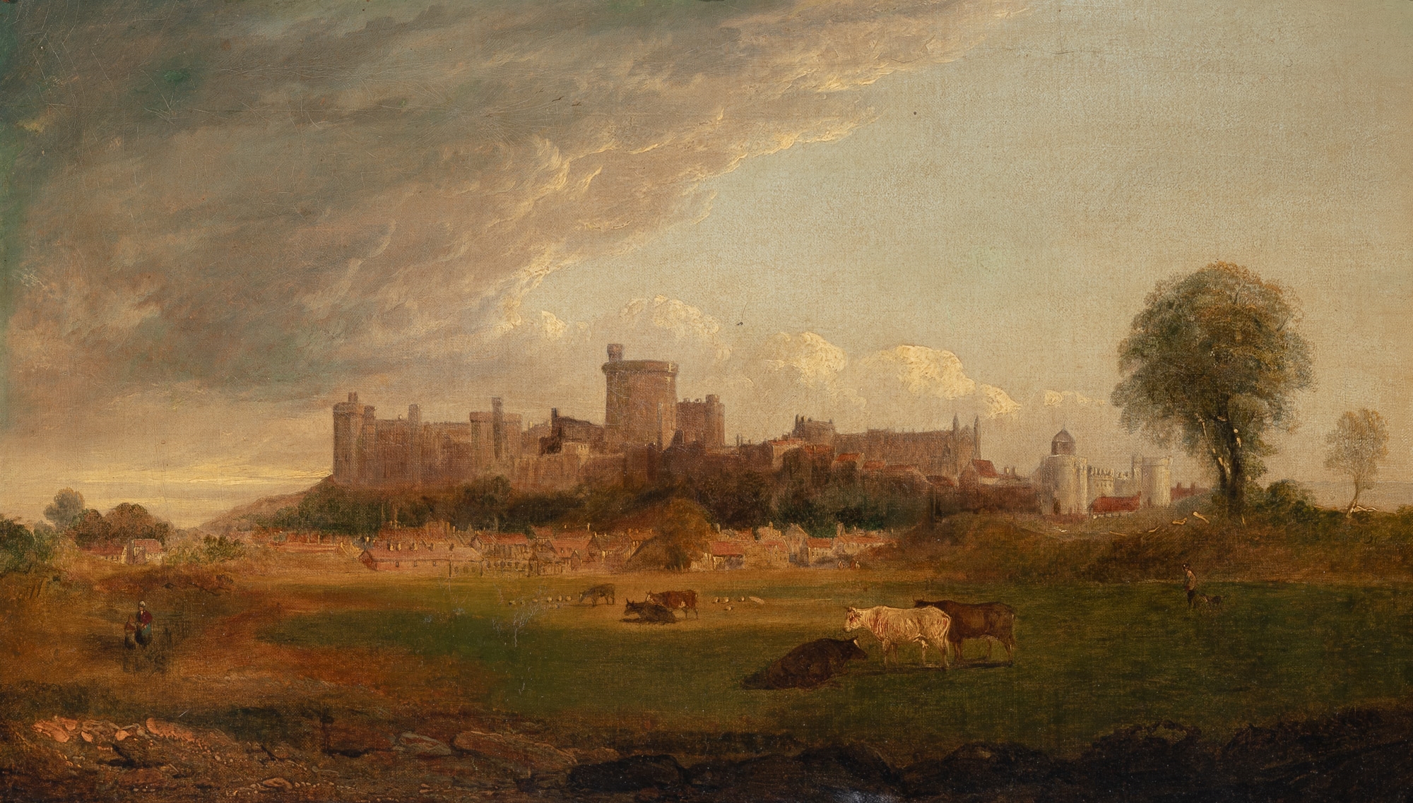 John Constable | A View of Windsor Castle | MutualArt