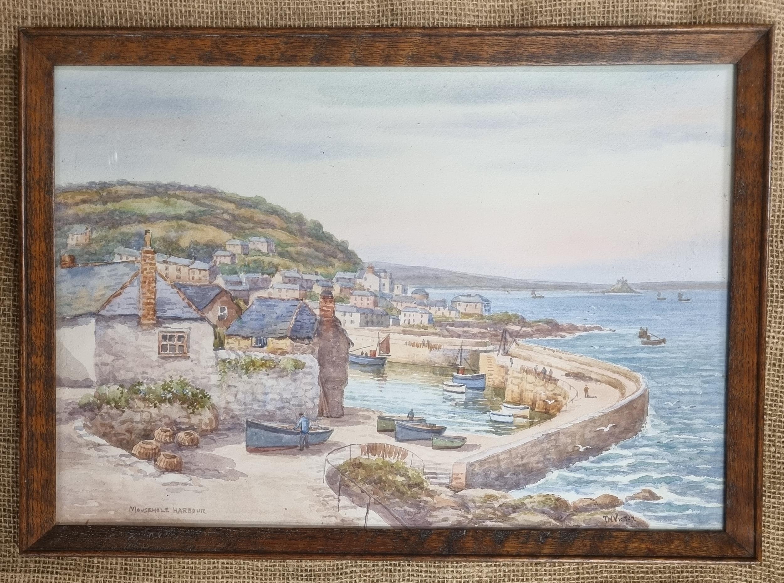 T. H. Victor | Mousehole Harbour (20th Century) | MutualArt