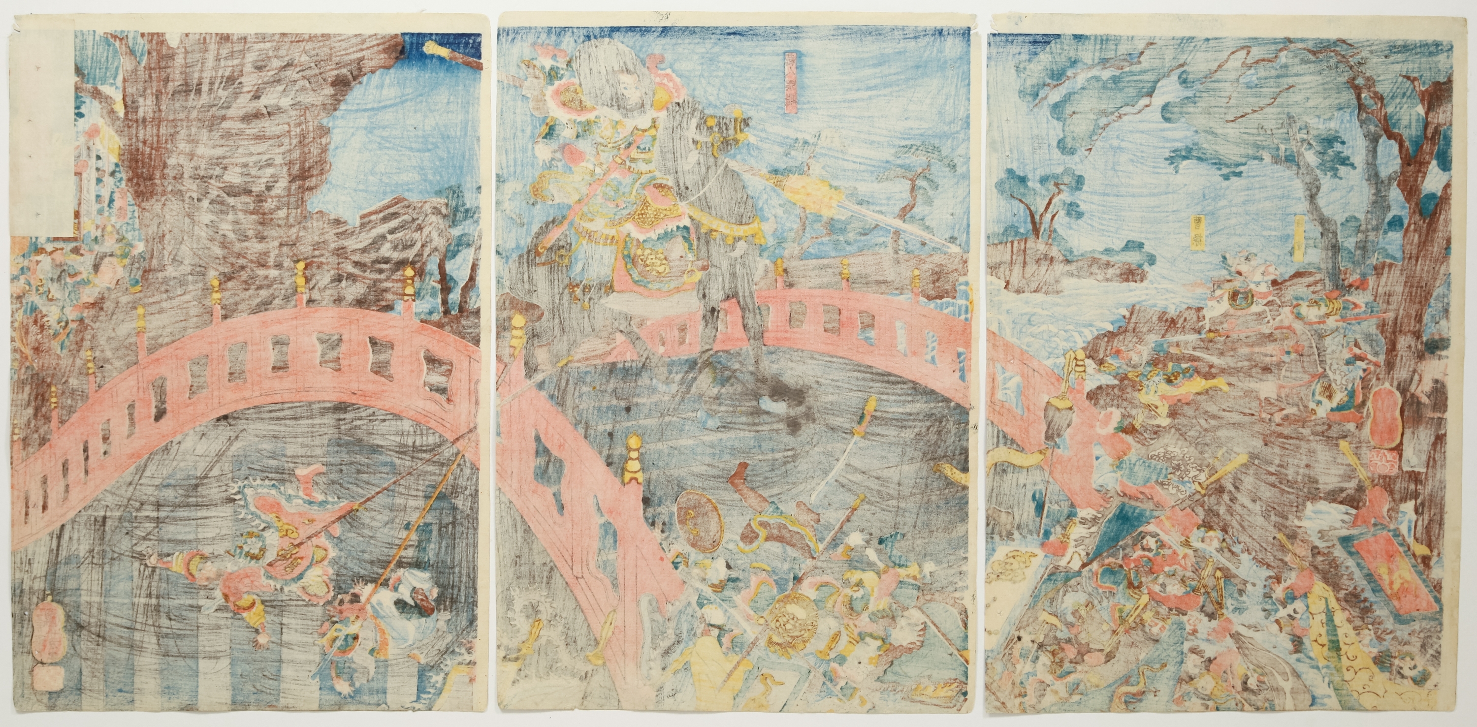 Utagawa Kuniyoshi | The Battle of Changban | MutualArt