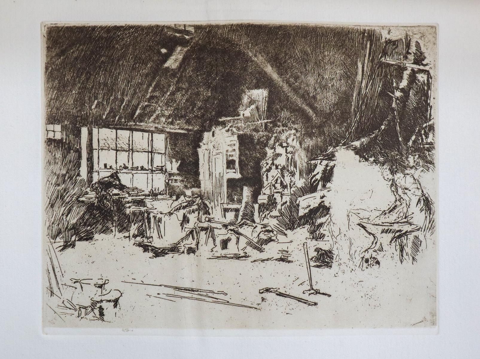 James Abbott McNeill Whistler | The Smithy | MutualArt