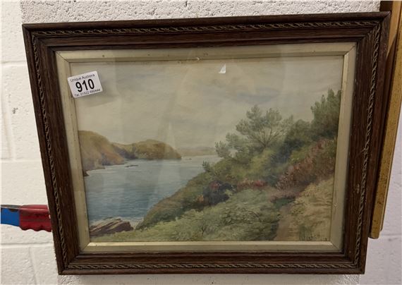 J. Leach | A coastal scene oil painting signed J Leach 1923 (1923 ...