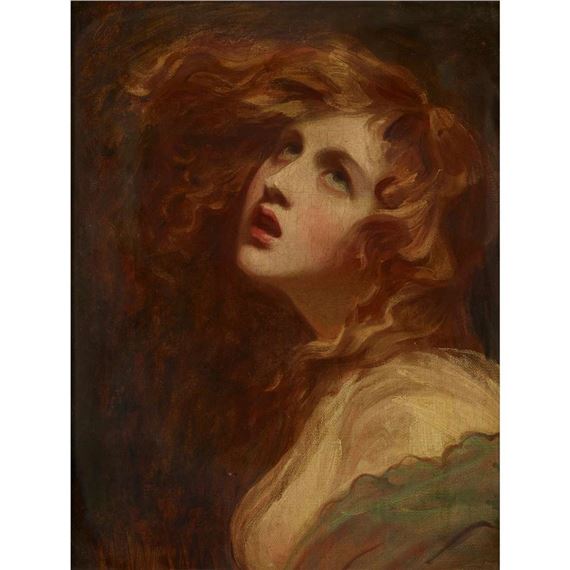George Romney | EMMA HAMILTON AS MIRANDA | MutualArt