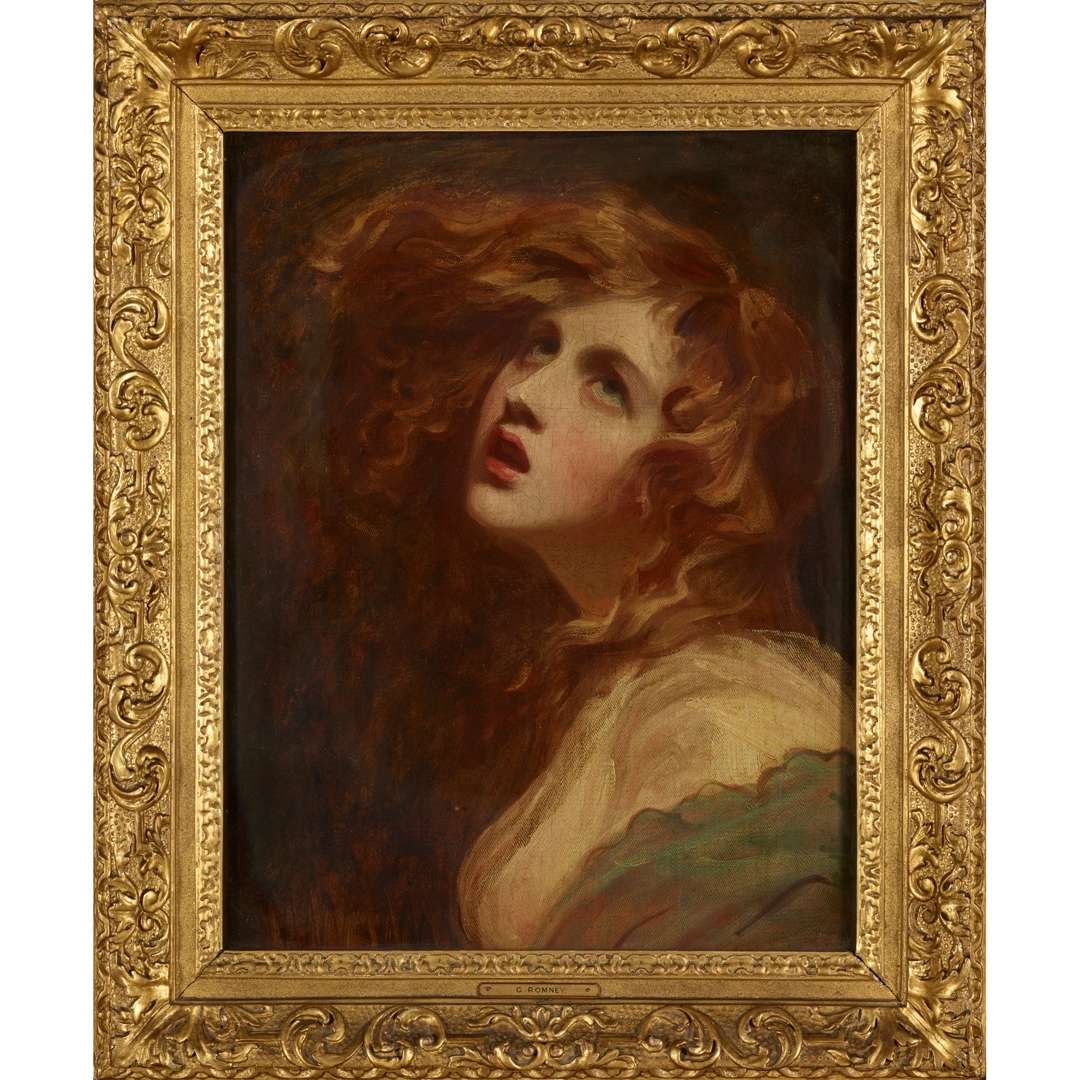 George Romney | EMMA HAMILTON AS MIRANDA | MutualArt