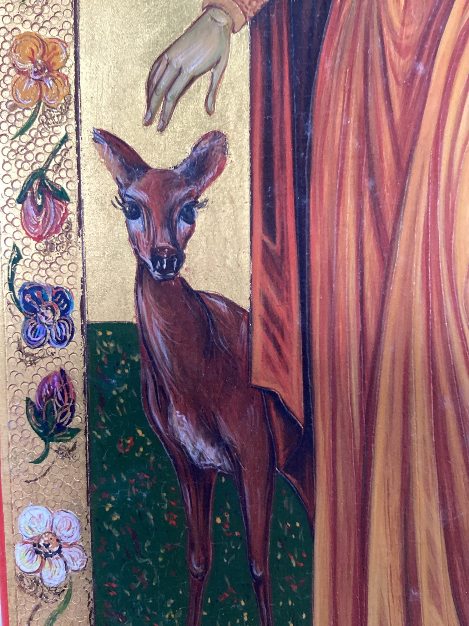 Marchela Dimitrova | Icon of St Mildred of Minster | MutualArt