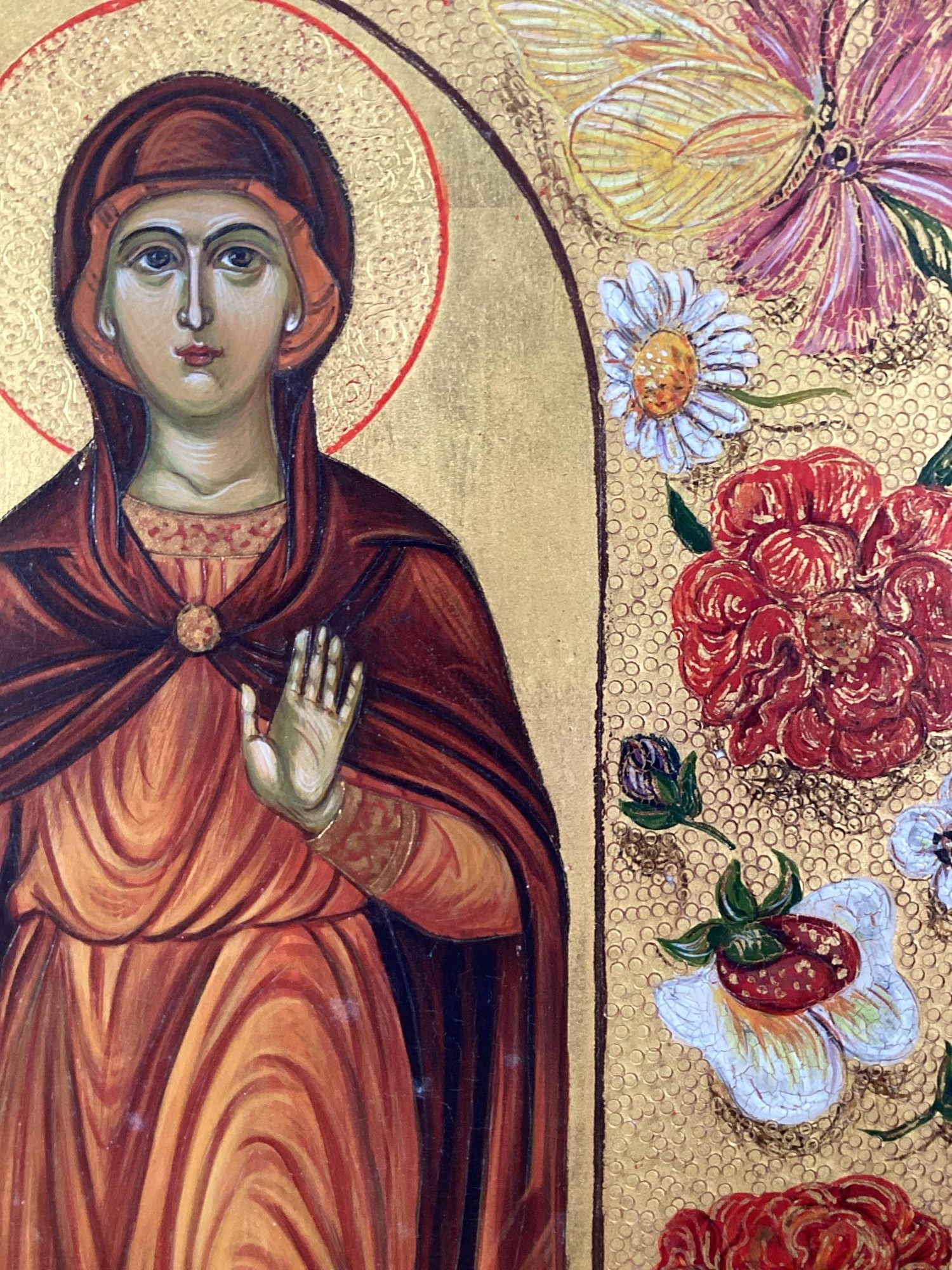 Marchela Dimitrova | Icon of St Mildred of Minster | MutualArt