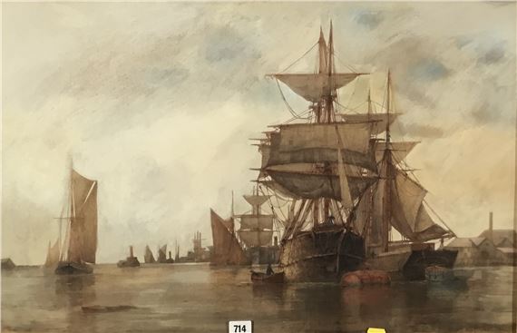 Frederick James Aldridge | At Anchor | MutualArt