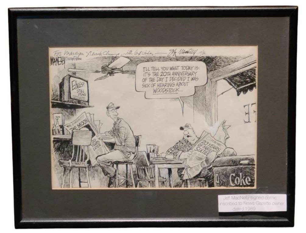 Jeff MacNelly | Jeff MacNelly Signed Comic 1989 (1989) | MutualArt