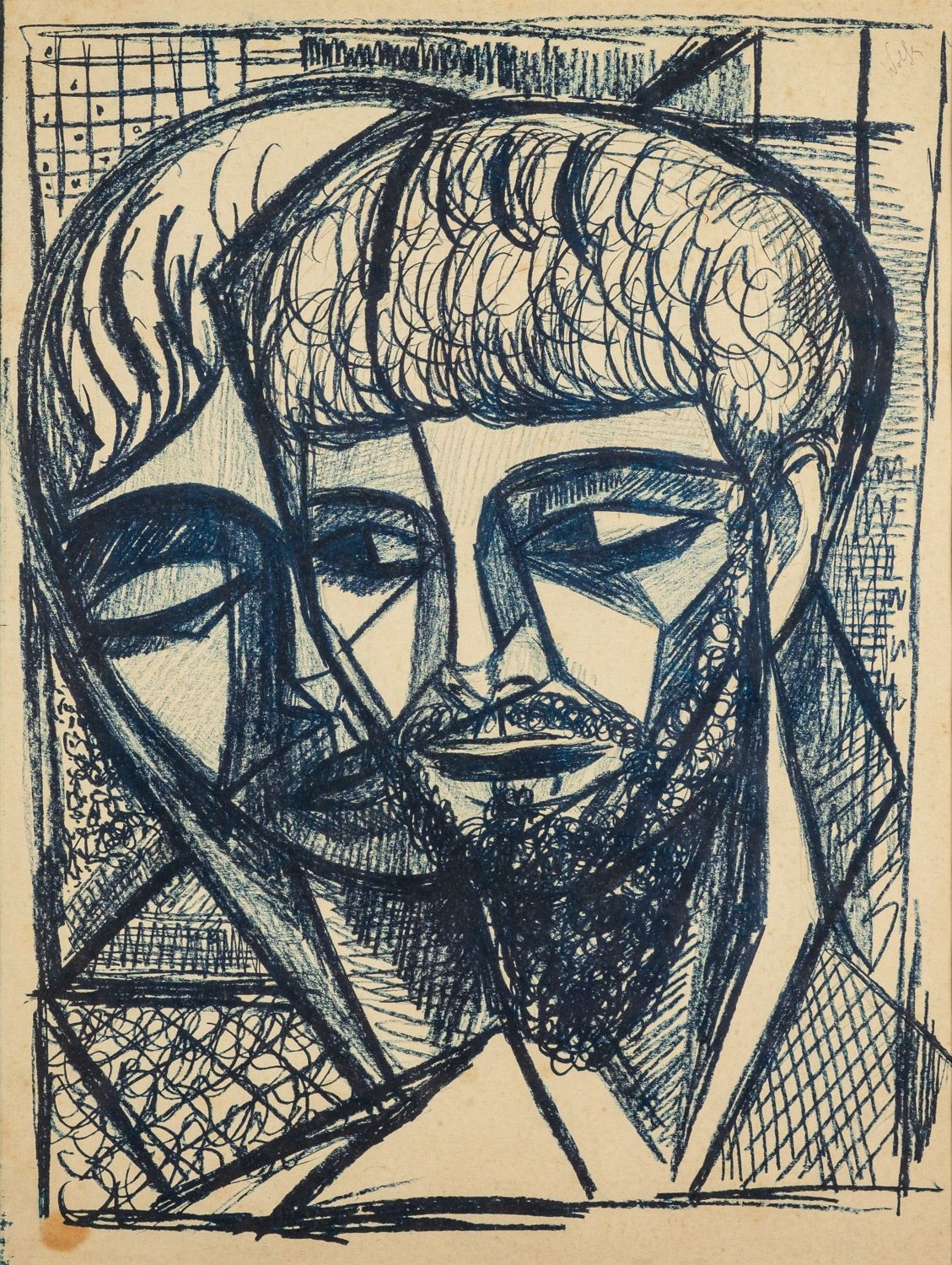 Edward Wolfe | Two Heads - Lithograph | MutualArt