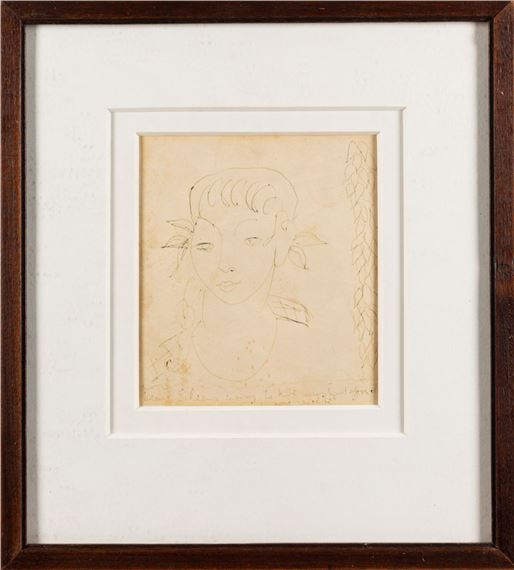 Edward Wolfe | Eileen - Pen and ink on paper | MutualArt