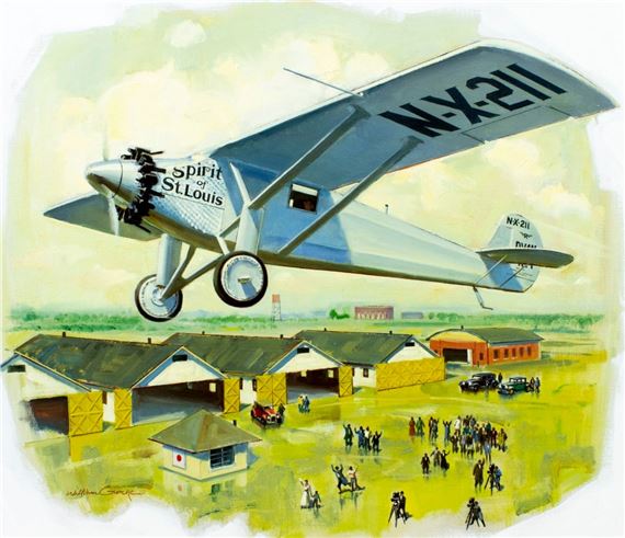 William George | Take Off - Americas Hopes Borne Aloft (1989) | MutualArt