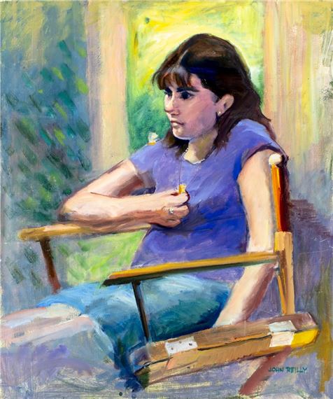 John Reilly | Portrait of Seated Woman | MutualArt